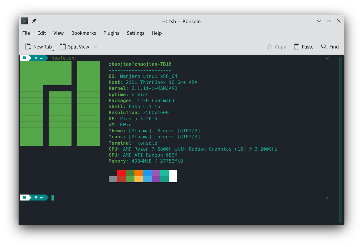 Manjaro Linux(KDE Plasma)日常使用情况及常用软件安装 | 赵健的技术笔记 - 赵健(zhaoJian) Manjaro Linux(KDE Plasma)日常使用情况及常用软件安装 | 赵健的技术笔记 - 赵健(zhaoJian)