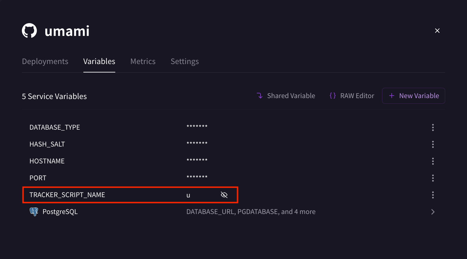 Hexo Next 解决 umami Running on Railway 部署失败 无法显示 绕过广告屏蔽 Your project has no deploys | 赵健的技术笔记 - 赵 ...